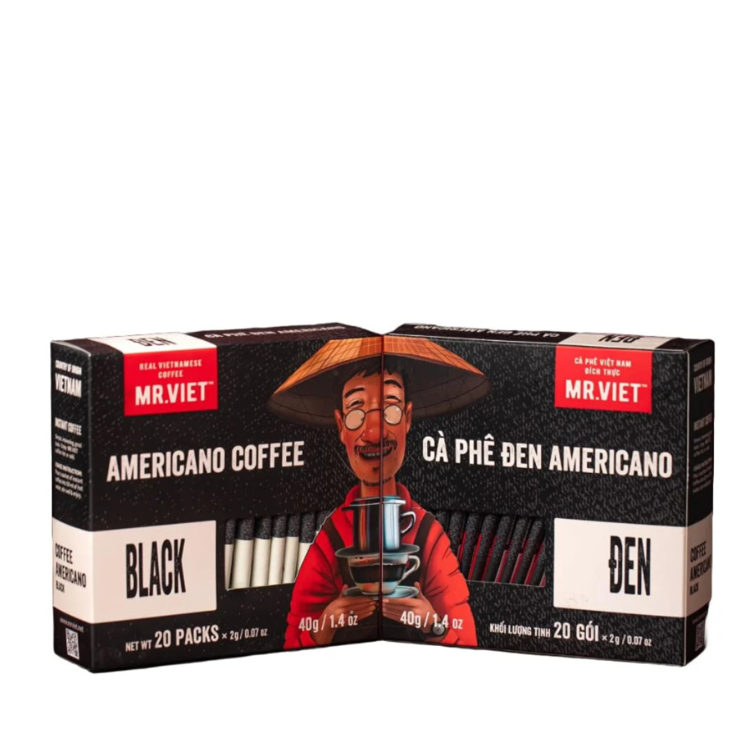 Americano Black Instant Coffee Combo (20g × 2): Pure, Strong & Authent ...